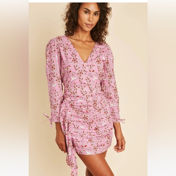 RHODE | Dresses | Rhode Piper Mini Dress Color Pink Eden | Poshmark